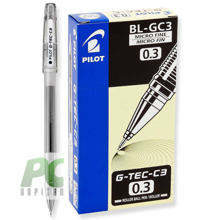 PILOT G-TEC-C3 SIGN PEN BLACK [12PCS/BOX] | Lazada PH
