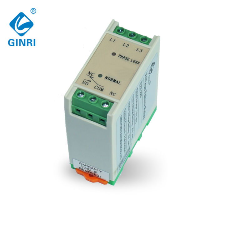 GINRI JVR-383 220V Adjustable Phase Protection Voltage Monitoring Relay ...
