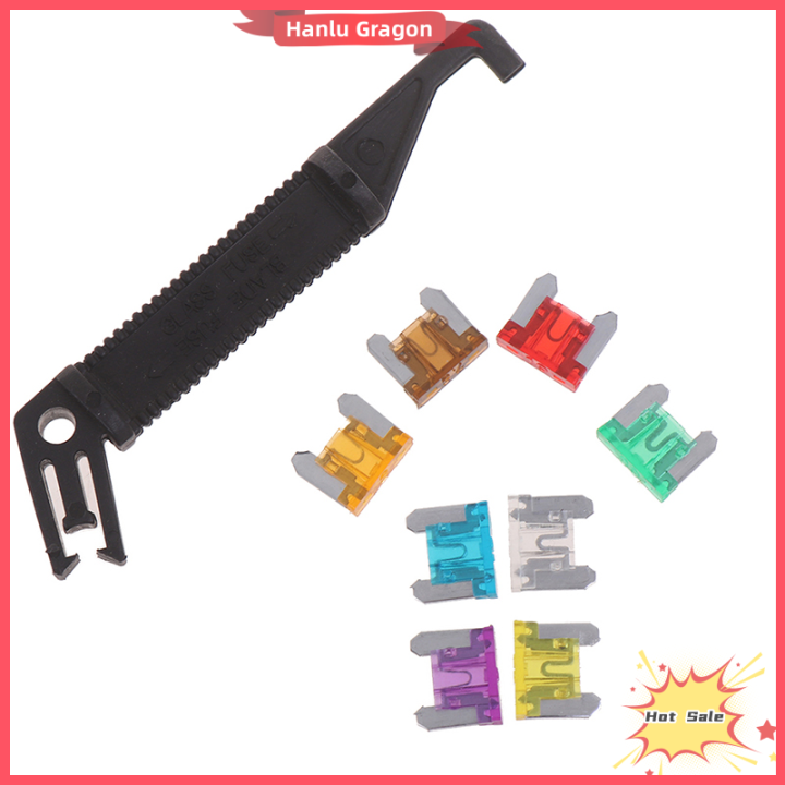 Hanlu 100x micro auto car low profile mini blade fuse kit 3A5A7 ...