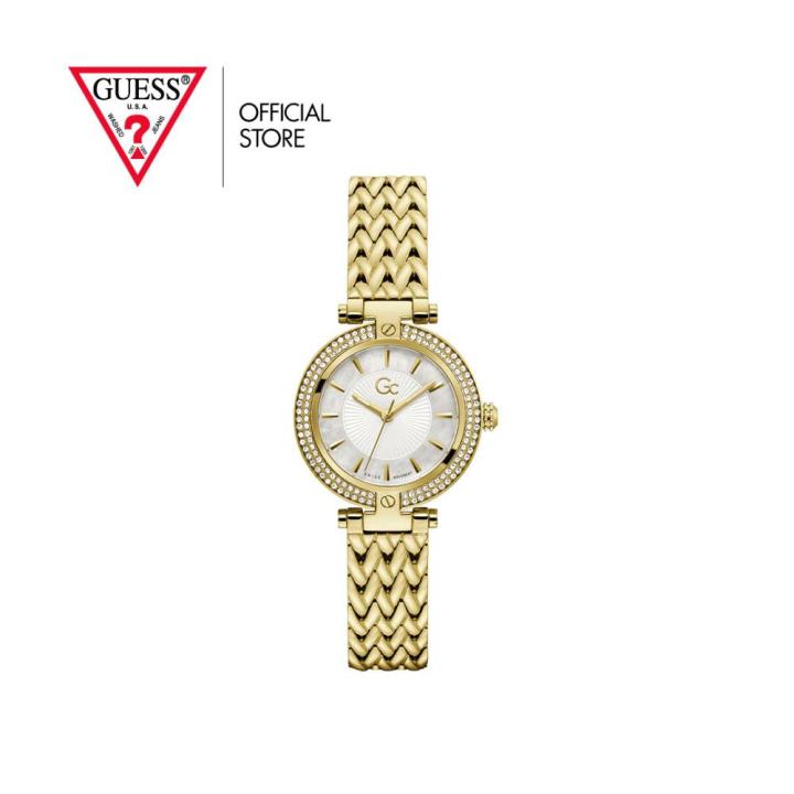 GUESS GC นาฬิกาข้อมือผู้หญิง รุ่น Vogue Z22002L1MF สีทอง | Lazada.co.th