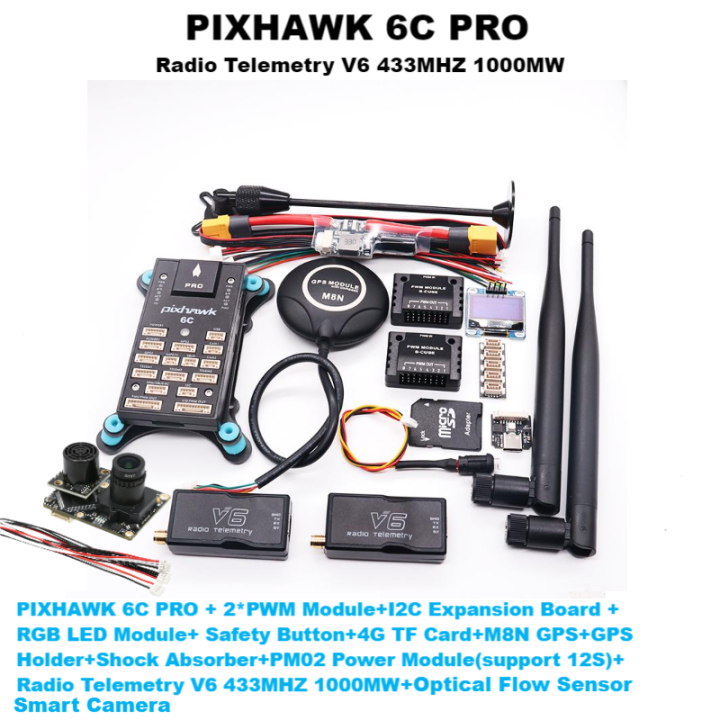 PIXHAWK PX4 2.4.8/PRO/6C PRO PX4FLOW PIX 32 Flight Controller Autopilot ...