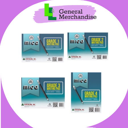 MICA Writing Pad Paper 80 leaves ( Grade 1, 2, 3, 4 ) (10pads/ Ream ...