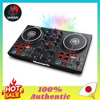 Numark DJ Controller portabel peralatan DJ USB 2-Deck Sensor sentuh ...