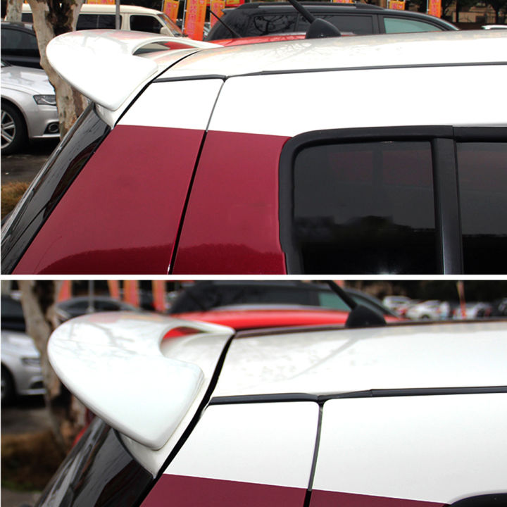 Kowar Store Spoiler For Suzuki Swift Rear Spoiler Tail Wing ABS BLACK ...