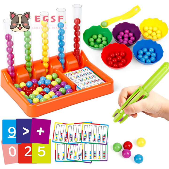 Counting and Color Sorting Toys for Toddlers,Math Manipulatives Match ...