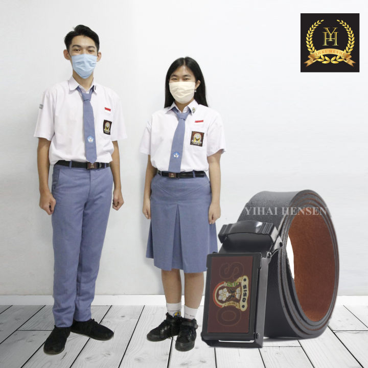 [Y&H] Ikat Pinggang Sekolah Anak SMA Sabuk Pramuka OSIS Gesper Sekolah ...