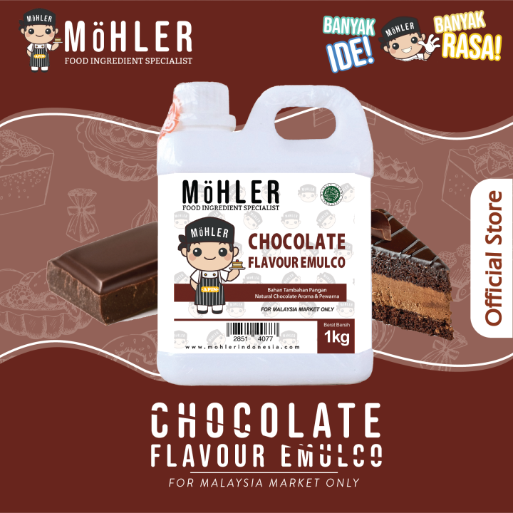 MoHLER Chocolate Flavour Emulco Original 1KG [READY STOCK] | Lazada