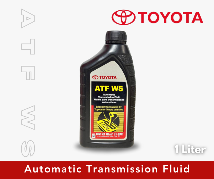 Toyota Automatic Transmission Fluid (ATF-WS) 1L | Lazada PH
