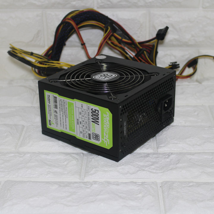 POWER SUPPLY WITH 6PIN TRUE RATE 500W PSU 80+ | Lazada PH