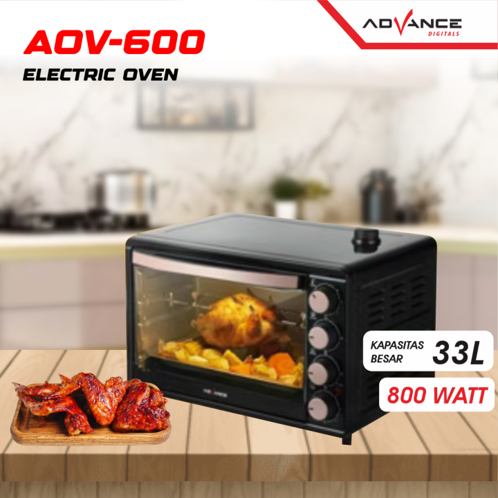 Electric Oven Advance AOV-600 Oven listrik Multifungsi Kapasitas ...