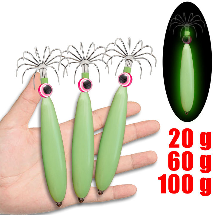 Umpan Pancing Cumi Cakar Apollo-Premium Squid Jig Air Dalam Heavy ...