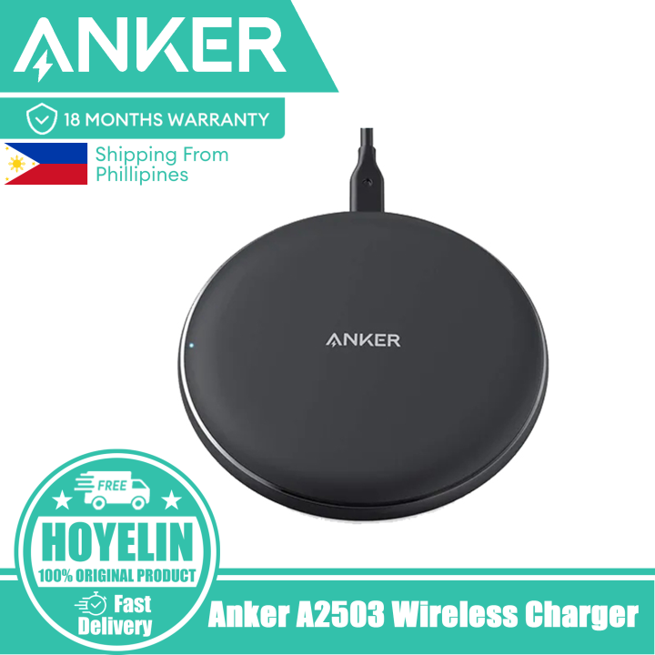 Anker PowerWave Pad Wireless Charger 10W Max, 7.5W for iPhone, 10W Fast ...