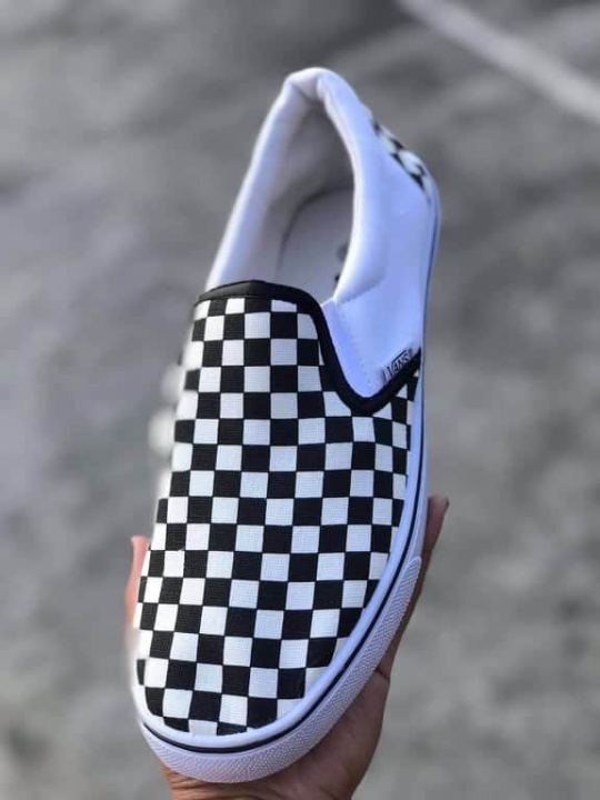 Vanss Checkerboard Sneakers Rubber Shoes for Men and Women | Lazada PH