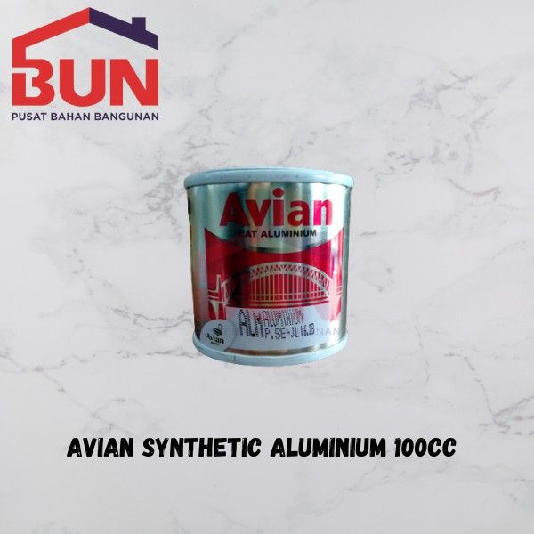 AVIAN CAT MINYAK ALUMINIUM 100 cc SILVER BRONZE PERAK CAT BESI ...