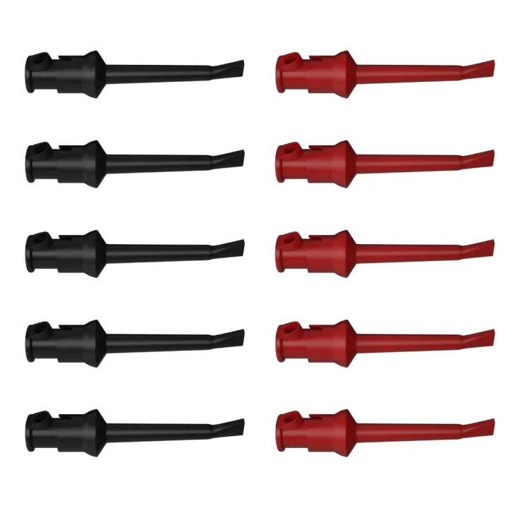 10Pcs Cable Welding Test Clip Hook Test Clip for Multimeter Test Clip ...