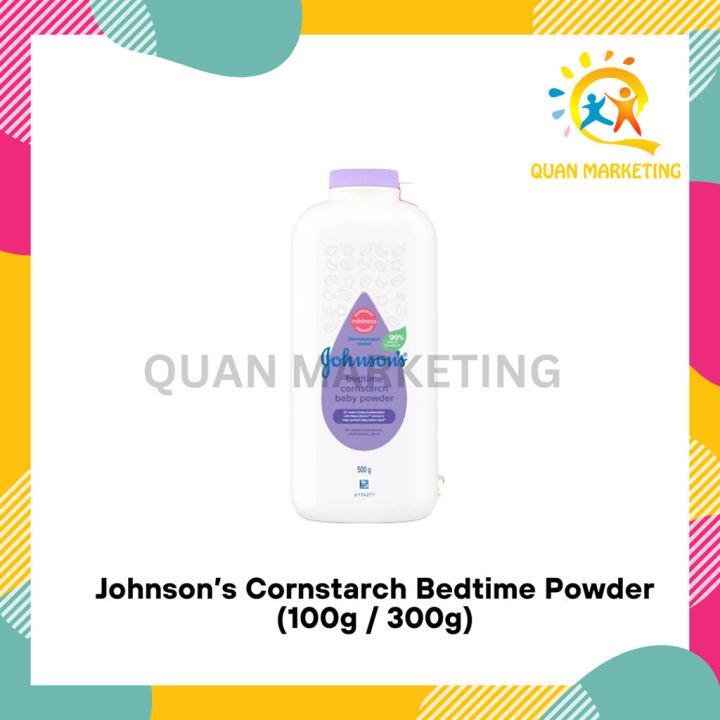 Johnson's Cornstarch Bedtime Baby Powder [100g / 500g] | Lazada