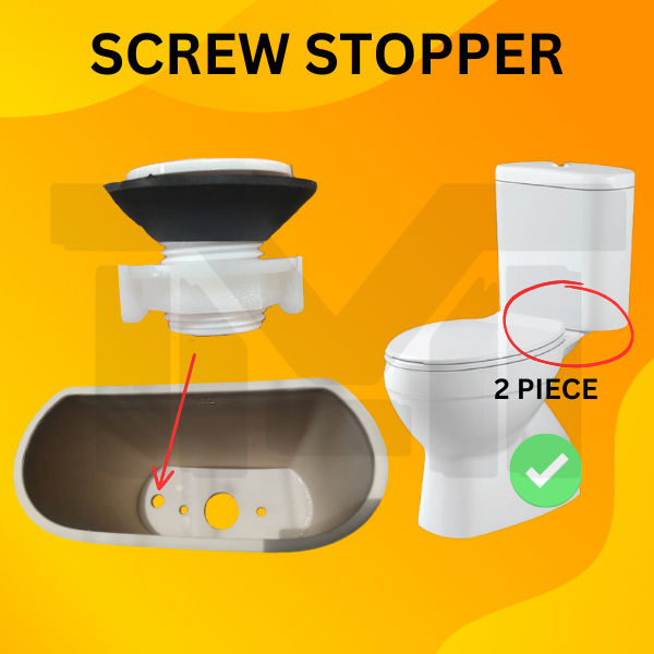 PVC CERAMIC CISTERN / WC ACCESSORIES BOTTOM INLET OUTLET OVERFLOW ...