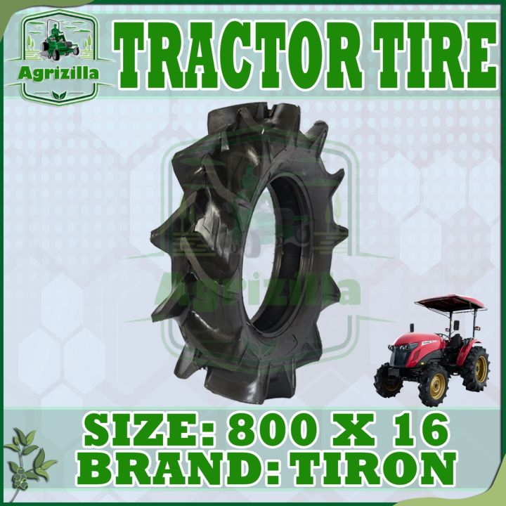 800 x 16 TRACTOR TIRE with Inner Tube Brand: Tiron | Lazada PH