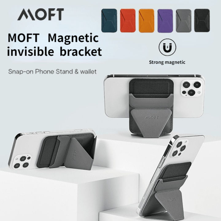 New MOFT Magnetic Phone Stand,Wallet Snap Set MagSafe Compatible for iPhone 14 14Pro 14 Pro Max ...