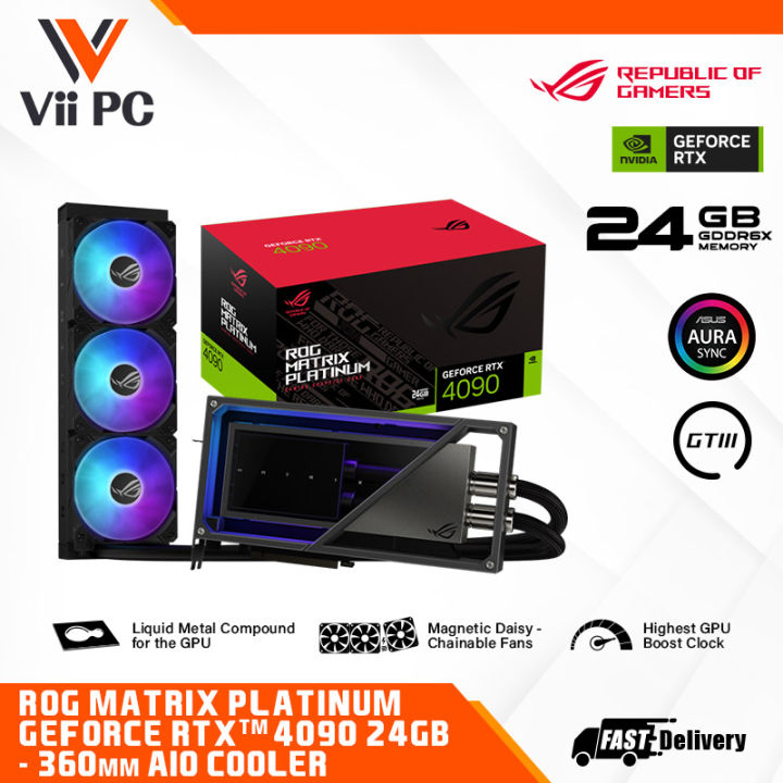 ASUS ROG Matrix Platinum GeForce RTX™ 4090 / RTX4090 / RTX 4090 24GB ...