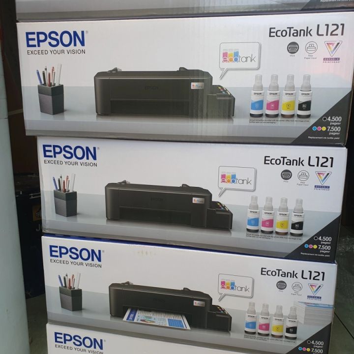 Printer Epson L121 ecotank bergaransi resmi epson Inkjet printer Print ...