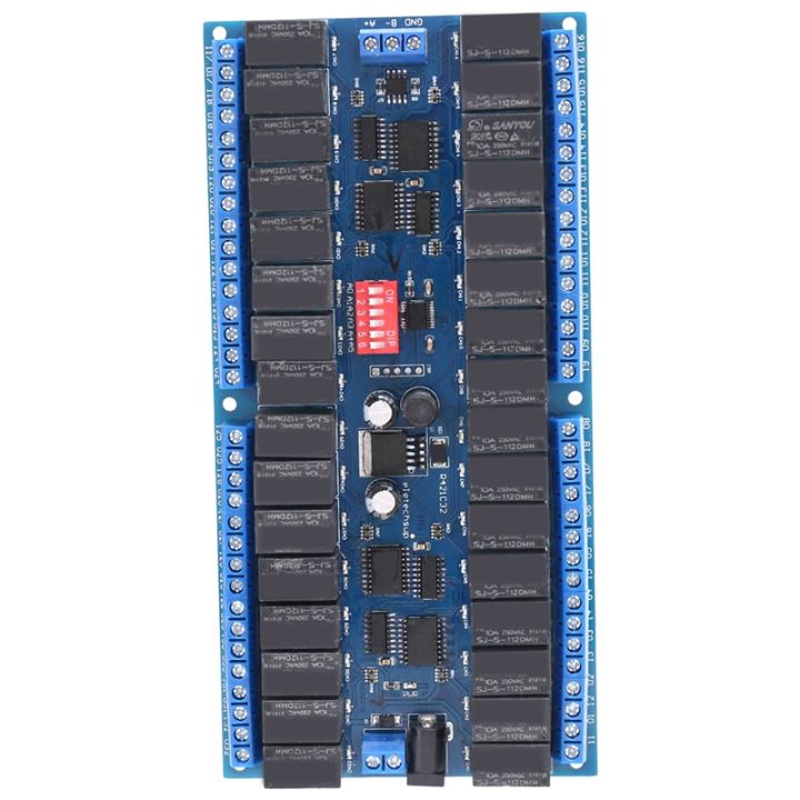 RS485 Relay 32 Channel 12V Serial Remote Control Switch PLC Control ...