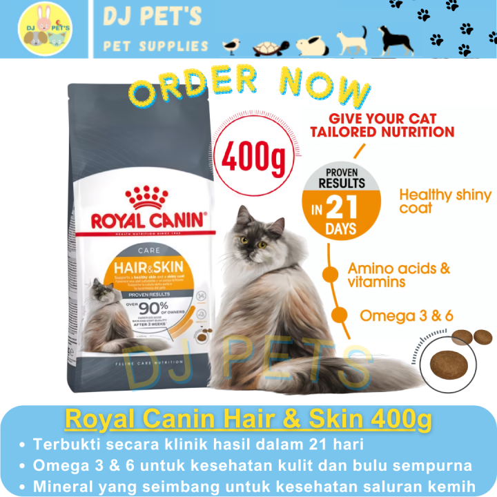 Royal Canin Hair & Skin Care 400g Freshpack Makanan kucing dewasa untuk ...