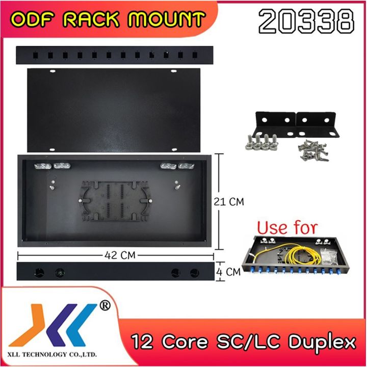 ODF RACK MOUNT 12 CORE SC/LC Duplex สำหรับงาน Fiber Optic Cable ...