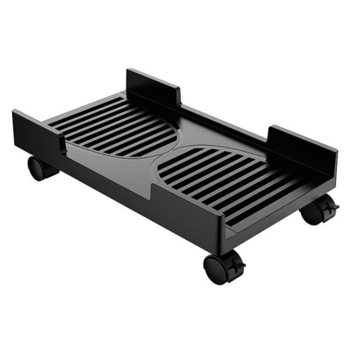 (NFYW) Computer Stand with 2 Locking Wheels and 2 Swivel Casters for ...