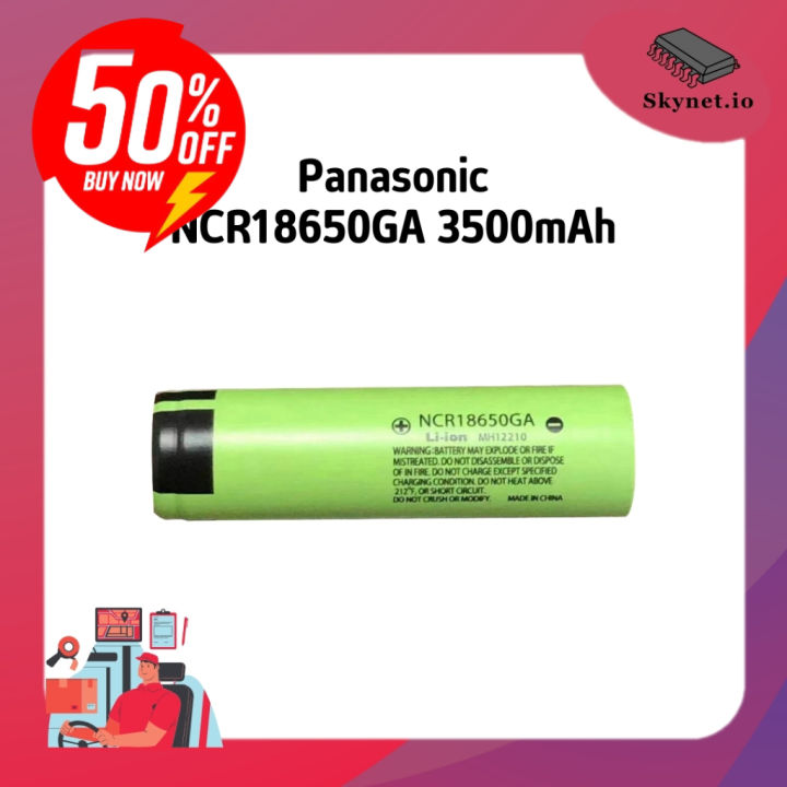 ถ่านชาร์จ Panasonic NCR18650GA 3500mAh 3.7V 18650 Lithium Battery (ของแท้) #ถ่านชาร์จ #ถ่านชาร์จ ...