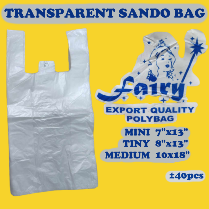 Fairy Plastic Sando Bag Transparent | Lazada PH