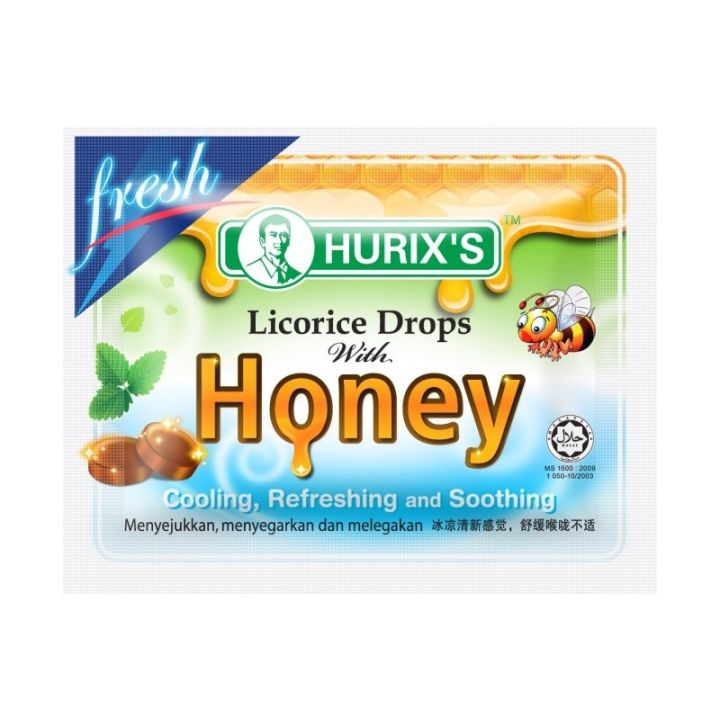 HURIX'S LICORICE DROPS WITH HONEY 6'S | Lazada