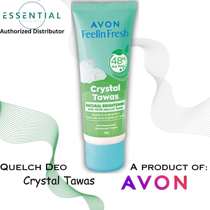 4 AVON Feelin' Fresh Natural Brightening with 100% Natural Tawas ...