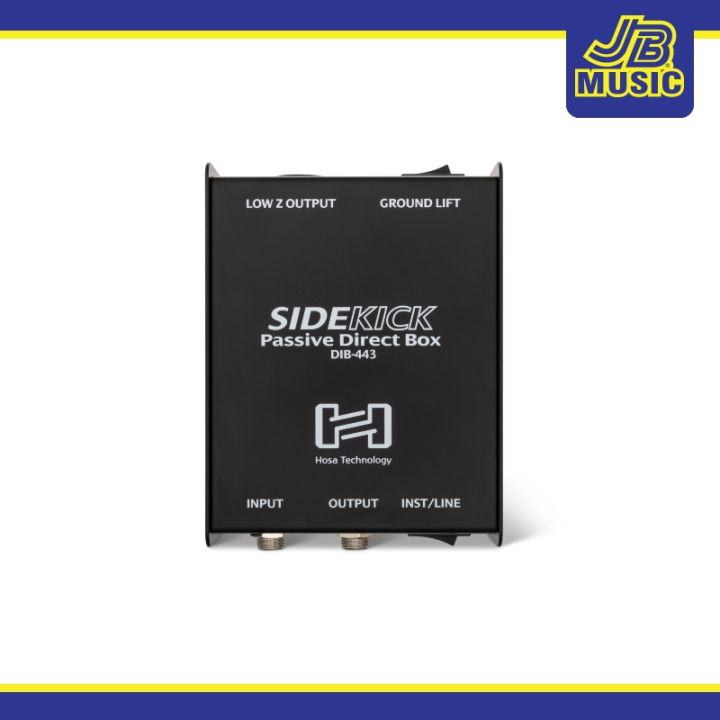 Hosa DIB443 Sidekick Passive DI Box 1/4" TS to XLR3M | Lazada PH