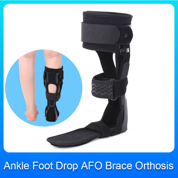 Adjustable Medical AFO Foot Drop Brace-Ankle Foot Orthosis Drop Foot Stabilizer Support for ...