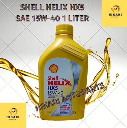 Shell Helix HX5 SN Plus Premium Multi Grade SAE 15W-40 1 Liter | Lazada PH