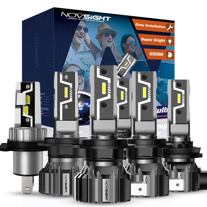 NOVSIGHT N57 10000LM H4 H11 9005 H7 LED Headlight Light Bulbs Fog Lamp ...