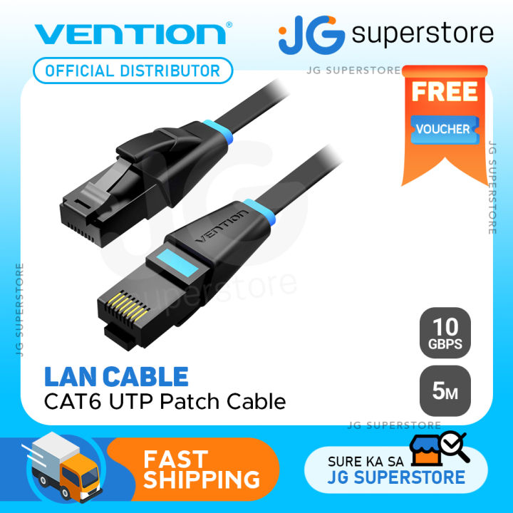 Vention CAT6 Ethernet Flat Cable UTP Patch 1000Mbps 250MHz Lan Network ...