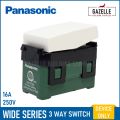 Panasonic Wide Series 3 Way Switch - 2 Gang | Lazada PH