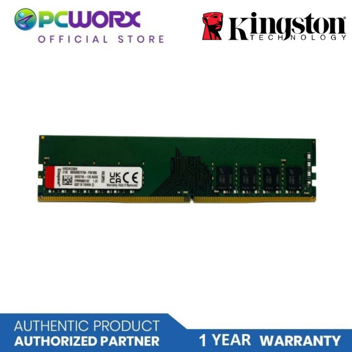 Kingston KVR32N22S8/8 8GB 3200MHz DDR4 Non-ECC CL22 Dimm | RAM | DDR4 ...