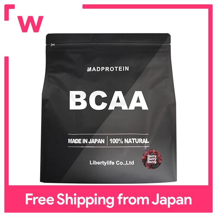 MAD PROTEIN BCAA No Artificial Sweetener All-in-One, Made in Japan, 11 ...