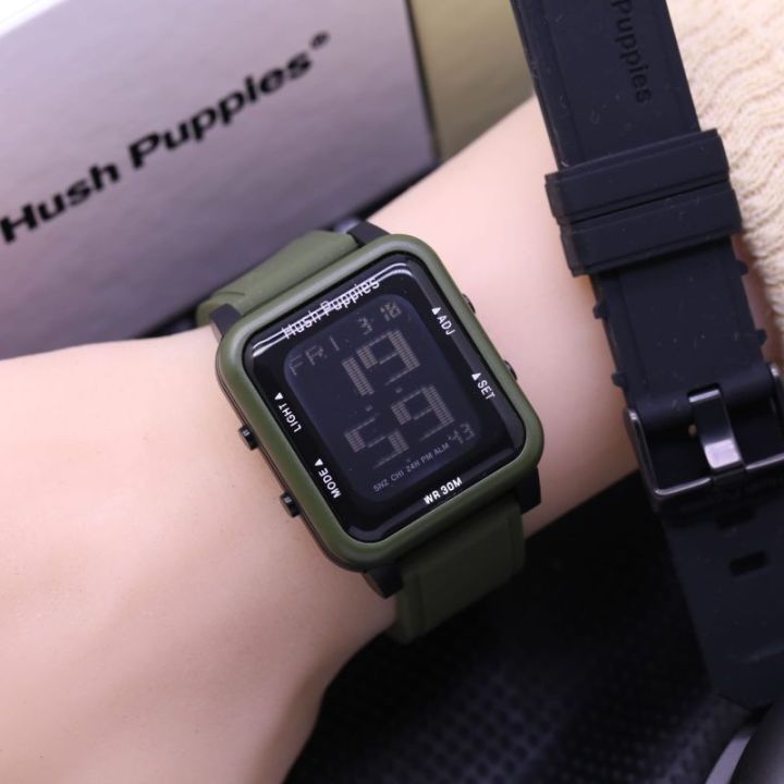 FREE BOX EXCLUSIVE+TALI JAM TANGAN WANITA HUSH PUPPIES KOTAK PANJANG ...