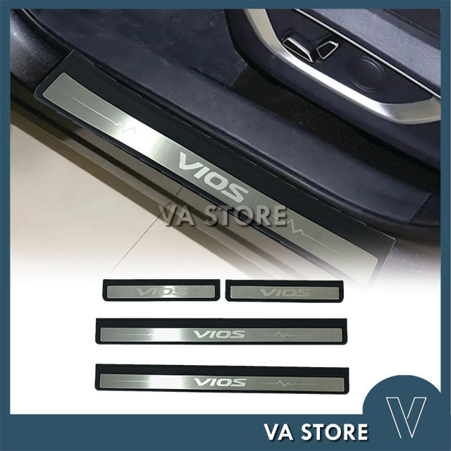 Toyota VIos 3rd Gen OEM Door Step Scuff Plate Car Door Sill Strip Fit ...