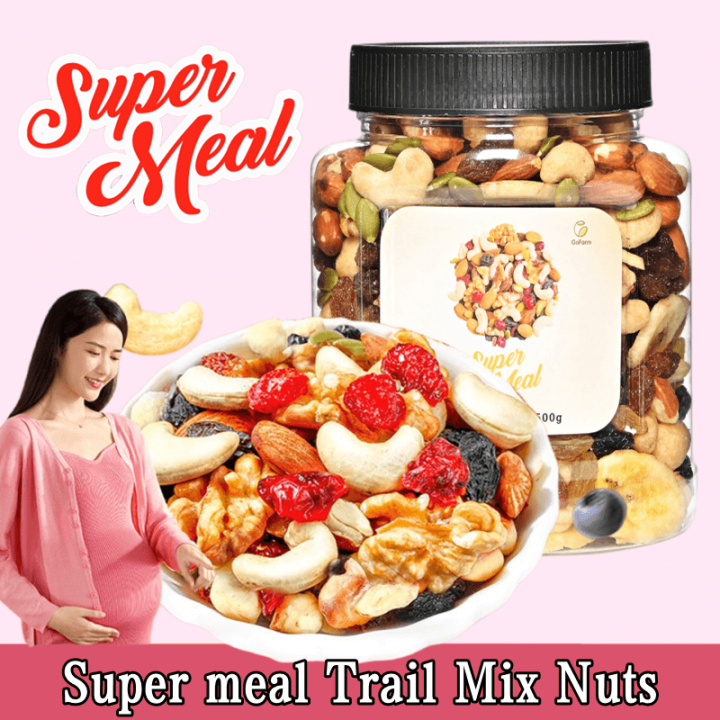 500g Gofarm Healthy Snack Trail Mix Fruit And Nut Dried Fruits ...
