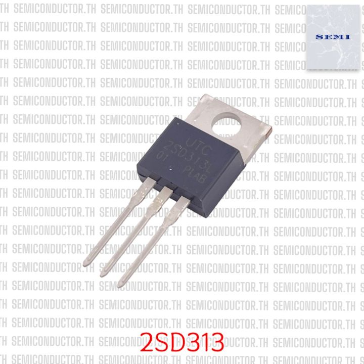 UTC 2SD313 2SD313L D313 NPN Transistor 3A 60V TO-220 for Switching and ...