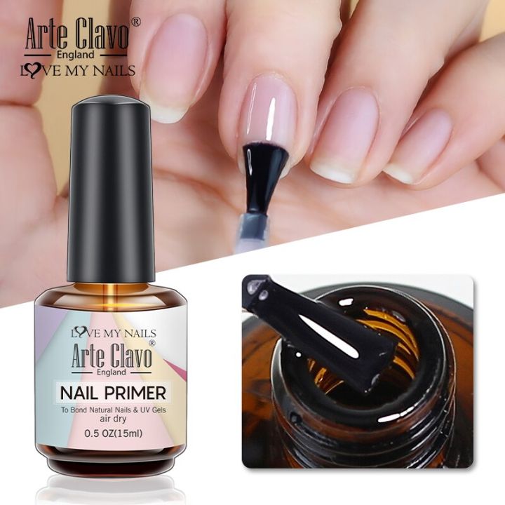 Arte Clavo Gel Nail Prep Primer Base Gel Fast Dry in Air No Need Of UV ...
