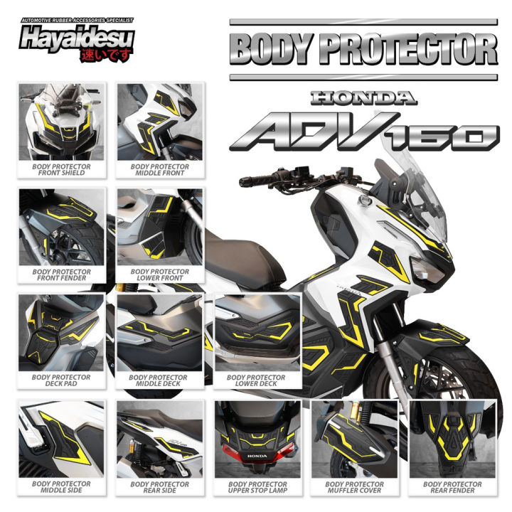 Hayaidesu Honda ADV 160 Full Set Body Protector Cover | Lazada PH