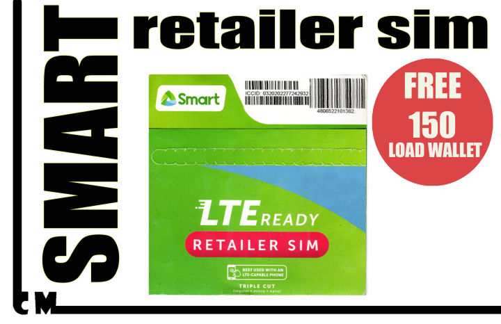 smart retailer sim FREE150 LOAD WALLET | Lazada PH