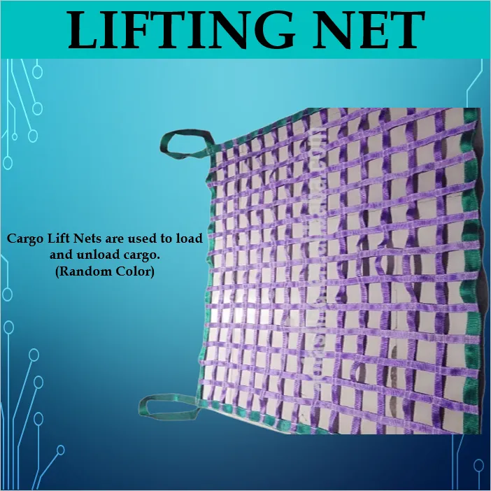 EquipmentPro Lifting Net or Cargo Lifting Net 1 Meter x 1Meter 1 Ton ...