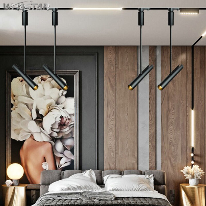 LED COB Spotlight Track Lights Reflector Painting Art Gallary Clothing ...